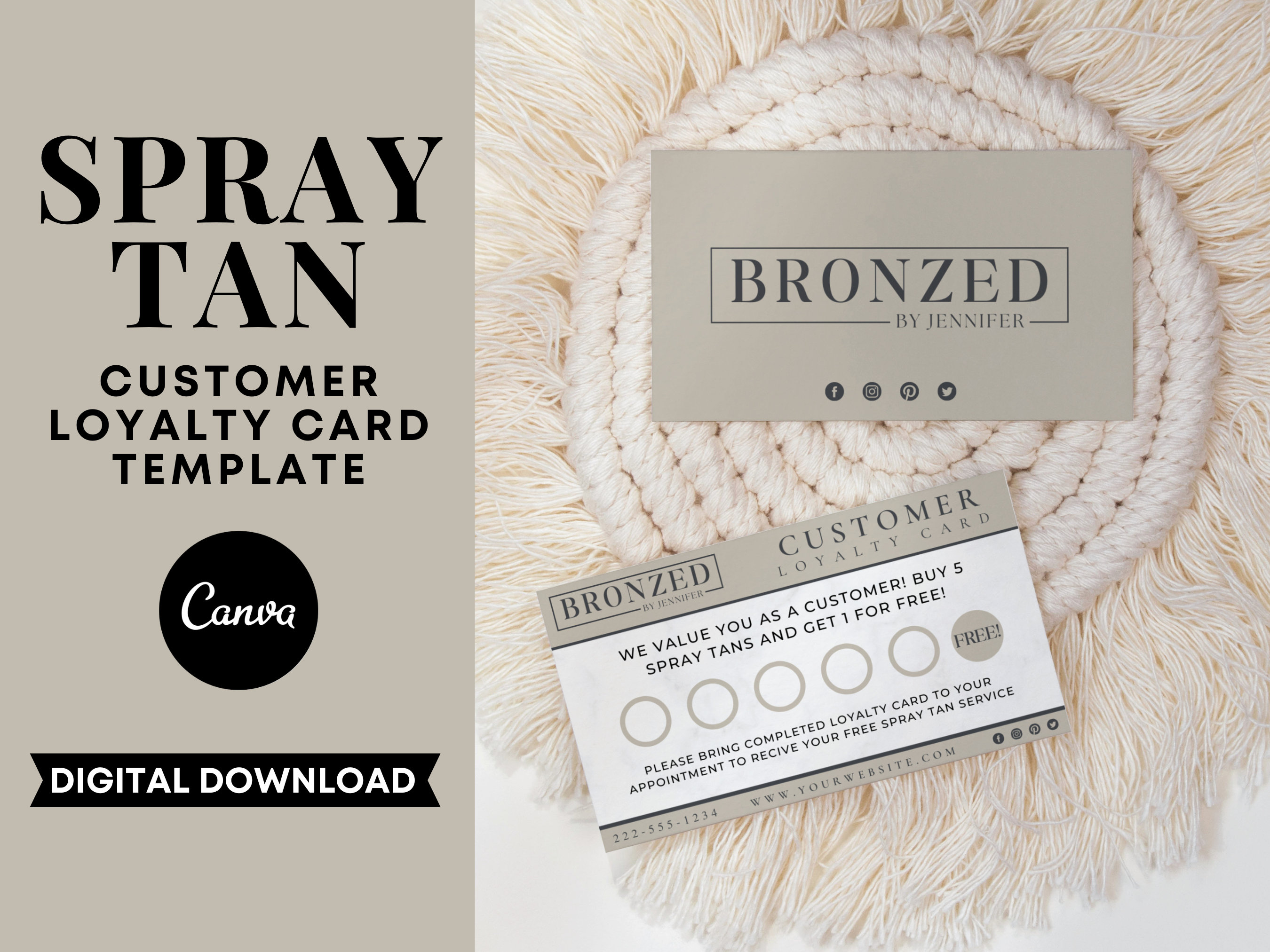Spray Tan Customer Loyalty Card Template, Spray Tan Forms ,loyalty Card ...