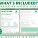 Landscaping Form BUNDLE, Landscaping Business Cards, Landscaping ...