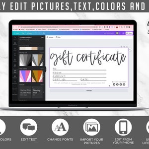 Gift Certificate, Gift Certificate Template,gift Certificate ...