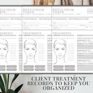 Botox Form Bundle, Nurse Injector Templat, Policy, Photo Video Release ...