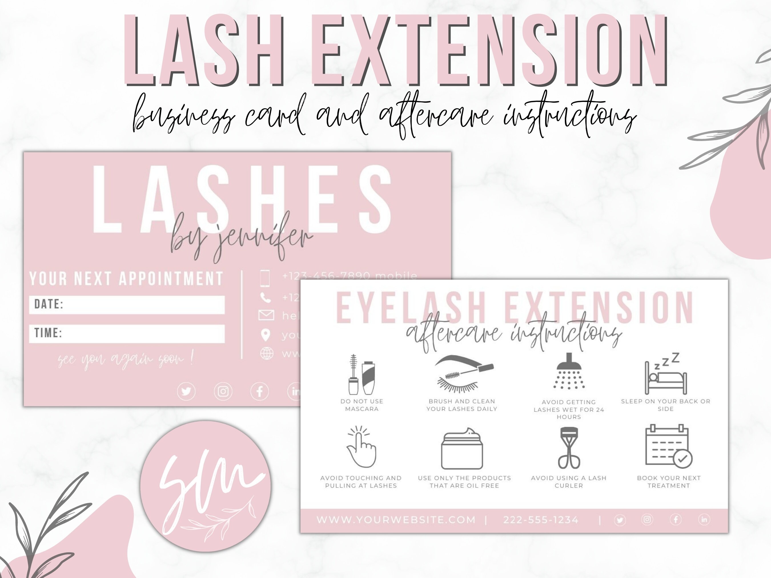 Eyelash Extension Forms Lash Extensions Client Consent - Etsy
