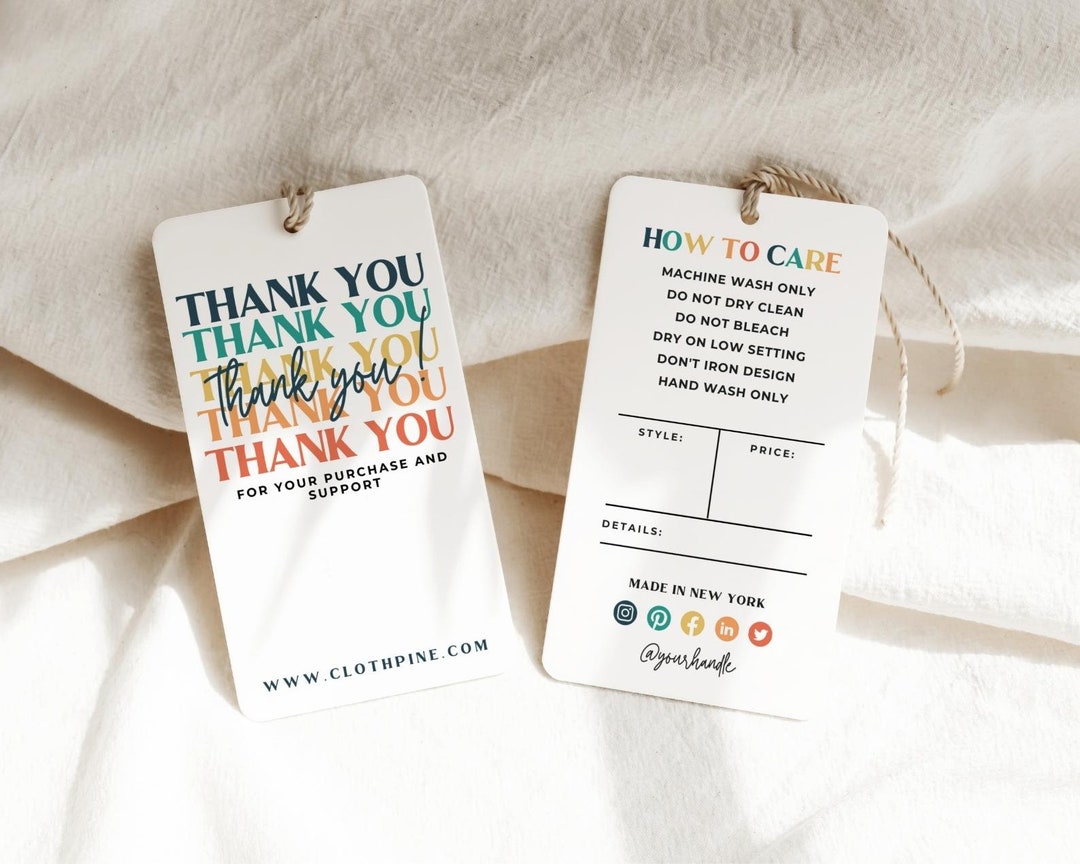 Hang Tag Template, Tag Template, Hang Tag Design, Hang Tag Custom ...