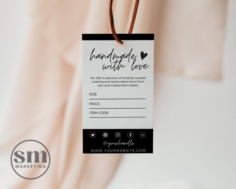 Hang Tag Template, Tag Template, Hang Tag Design, Hang Tag Custom ...