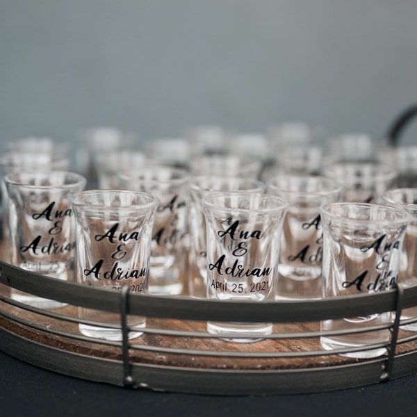 Wedding Shot Glasses - Etsy