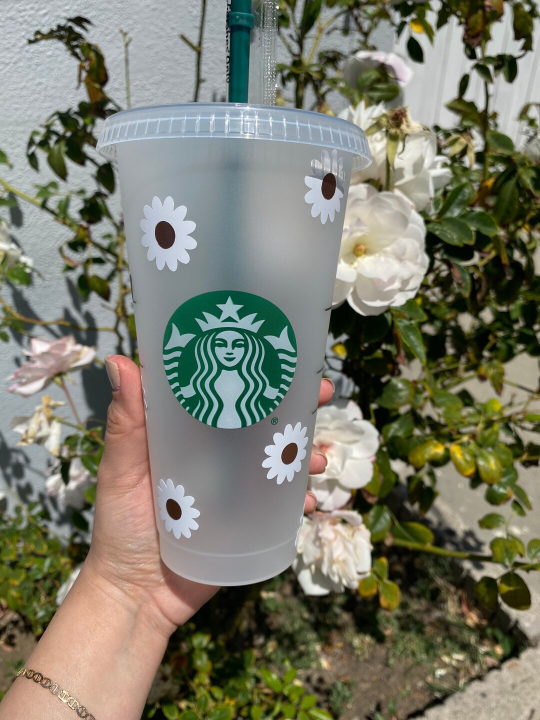 Daisy Reusable Starbucks Cold Cup! - Etsy