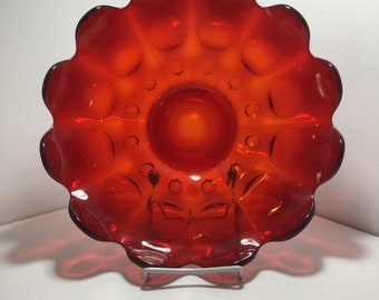 Ruby Red Platter | Etsy