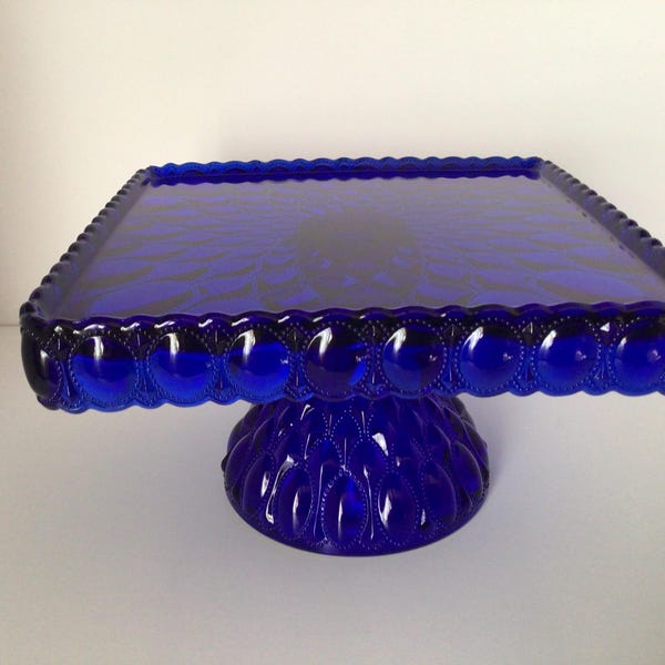 Blue Cake Stand - Etsy