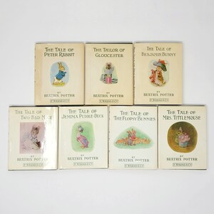 Vintage Beatrix Potter Books, Sold Individually Peter Rabbit, Benjamin ...