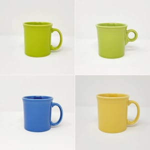 Fiestaware Java Mugs, Coffee Cups, Tom & Jerry | C Handle, Ring Handle ...
