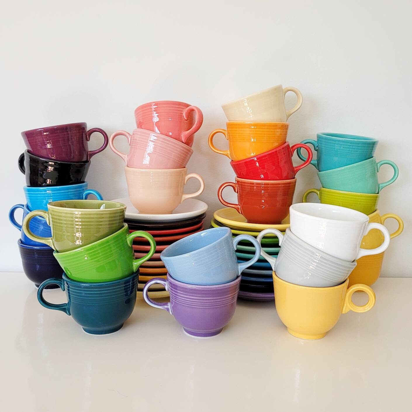Fiestaware Cups & Saucers Mugs Coffee Cups Tea Cups - Etsy