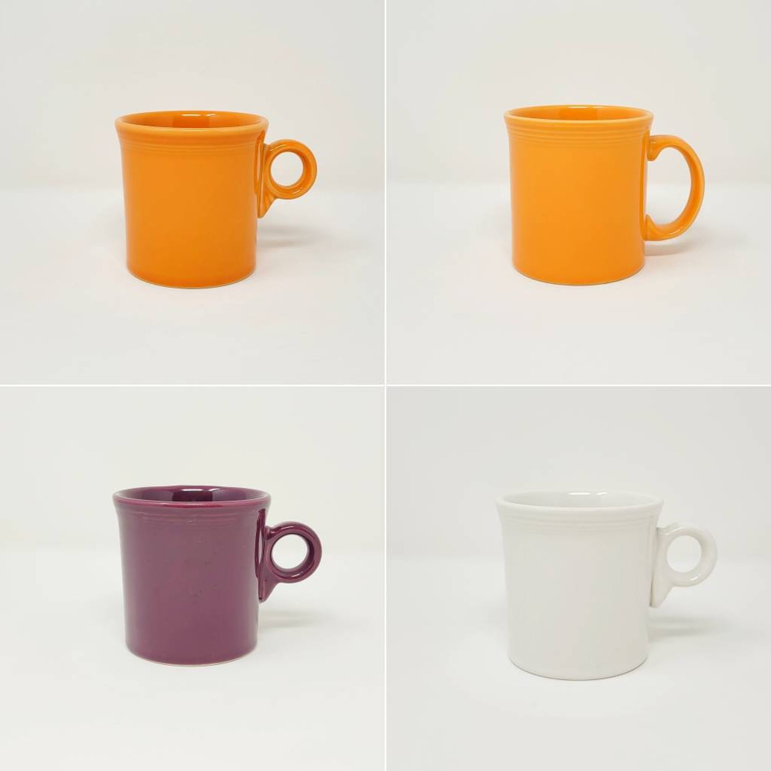Fiestaware Java Mugs, Coffee Cups, Tom & Jerry | C Handle, Ring Handle ...
