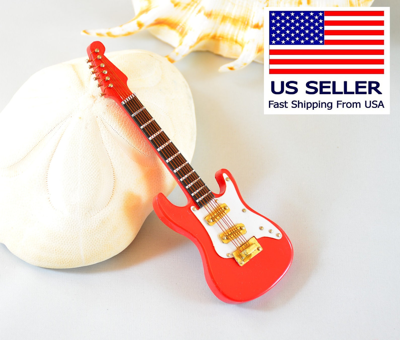 Miniature Wood Guitar 4.5 Perfect Music Gift | Etsy