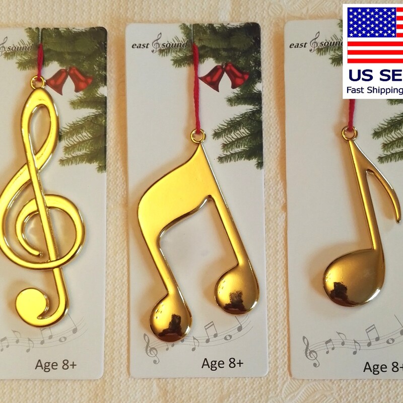 Gold Music Note - Etsy