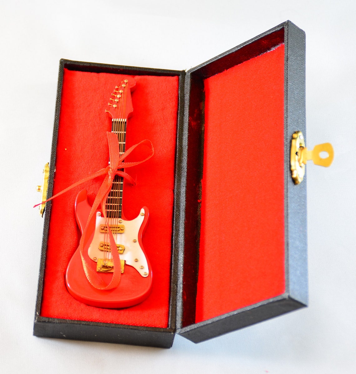 Miniature Wood Guitar 4.5 Perfect Music Gift | Etsy