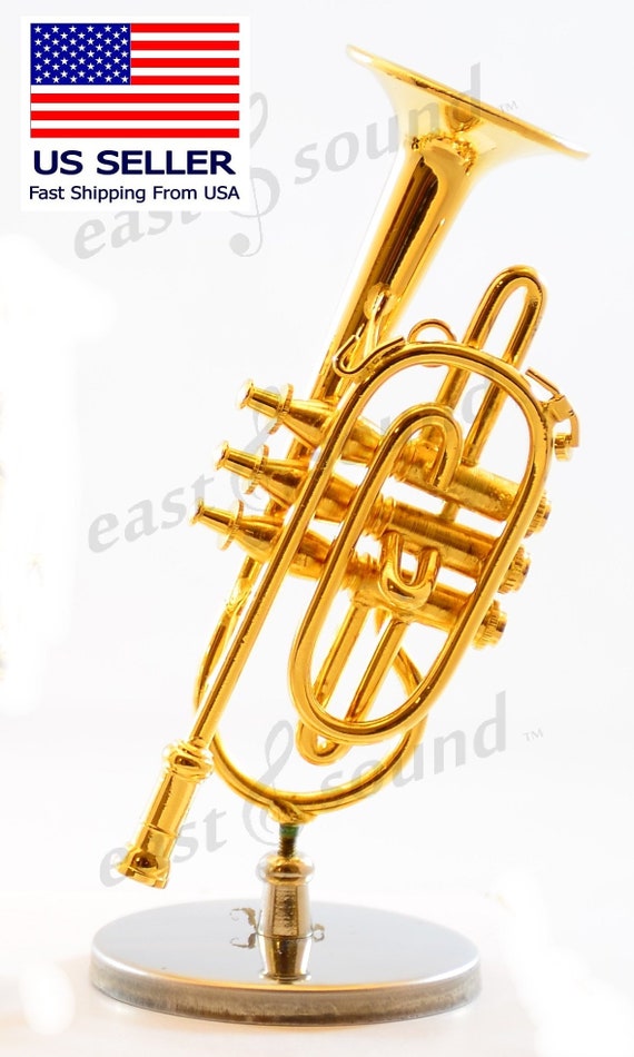 Miniature Cornet 3.5 Perfect Music Gift | Etsy