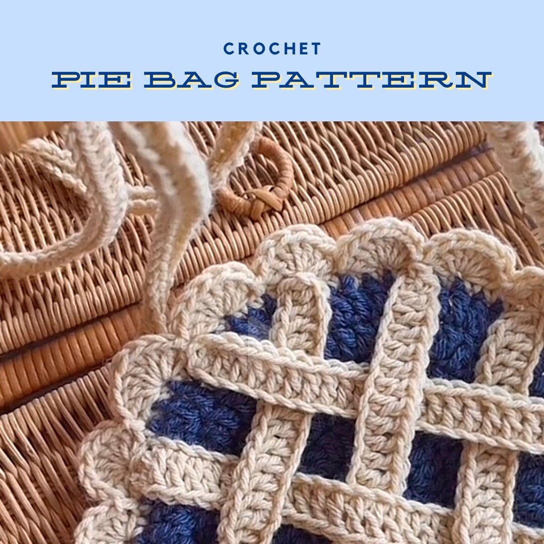 Crochet Pie Bag, Beginner Friendly Shoulder Bag (PDF Pattern) - Etsy