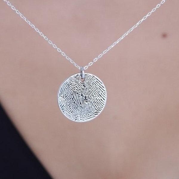 Fingerprint Charm - Etsy