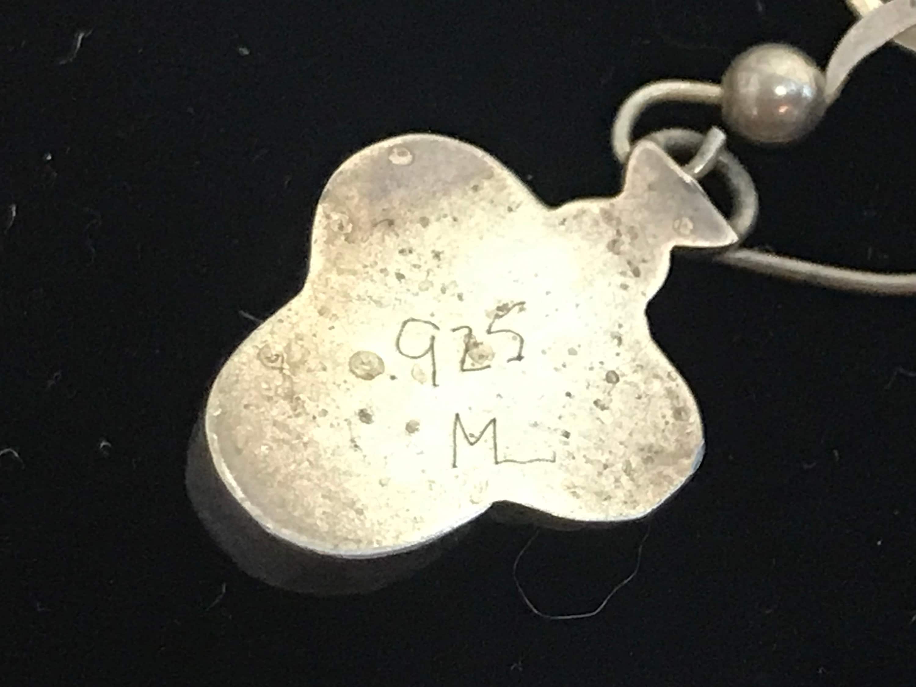 Milton Lasiloo Zuni Artist, Malachite & Sterling Earrings and Pendant ...