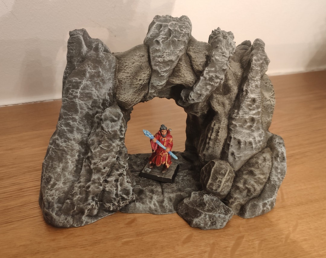 Dungeon Tile Cavern Pillar • Tabletop Terrain • Dungeons & Dragons Cave ...