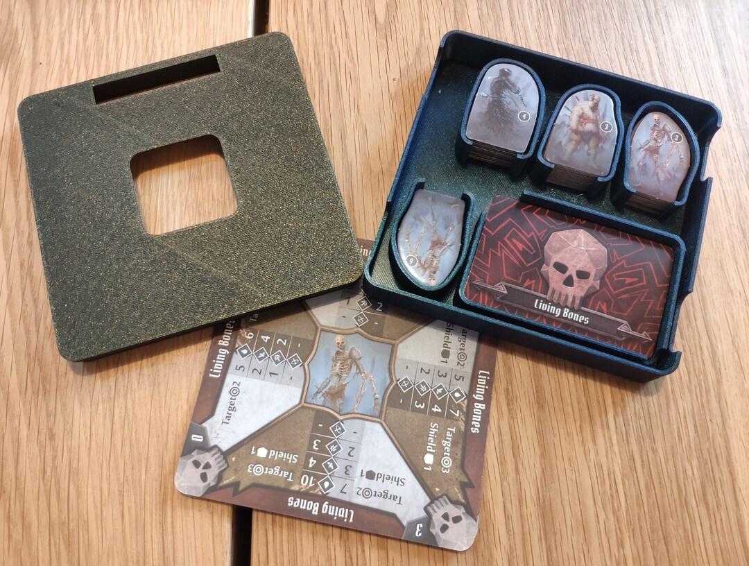 Caja de almacenamiento Gloomhaven Monster • Organizador Gloomhaven ...