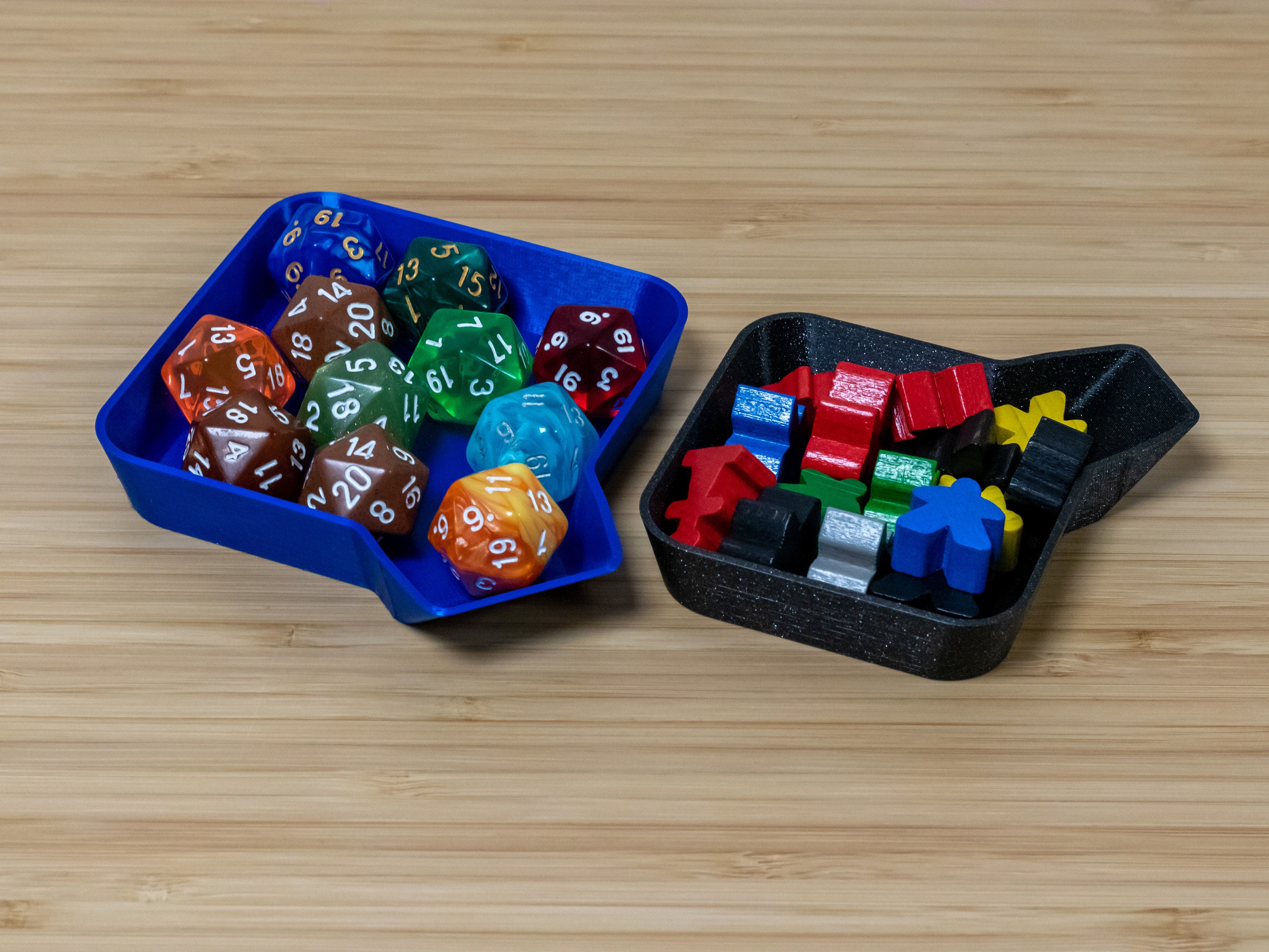 Stackable Board Game Trays Organize Game Tokens Dice and | Etsy