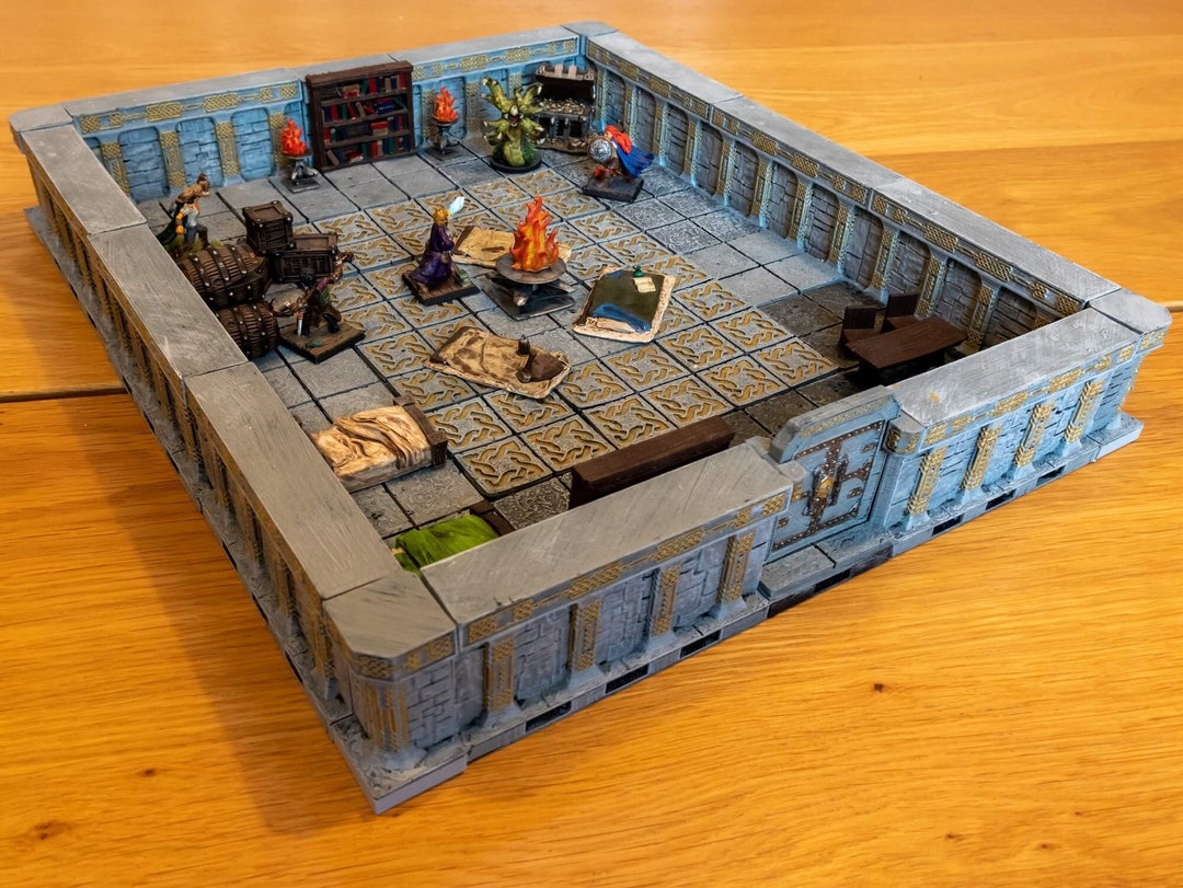Dungeon Tiles Temple Set 1 Dwarvem Halls Tabletop Terrain Dungeons ...