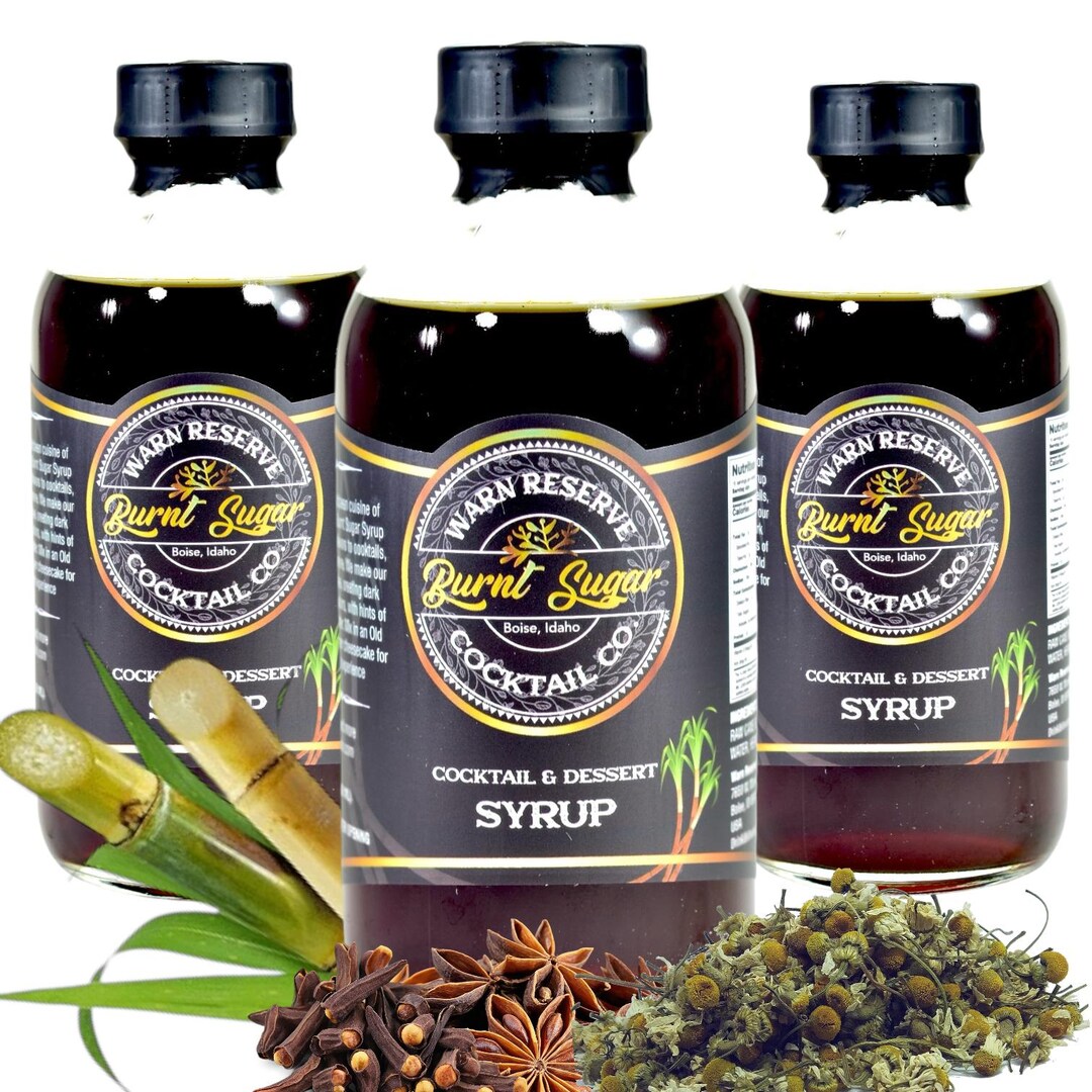 Cocktail Mixer | Burnt Sugar Syrup | (8 Fl. Oz.) Bottles - Etsy