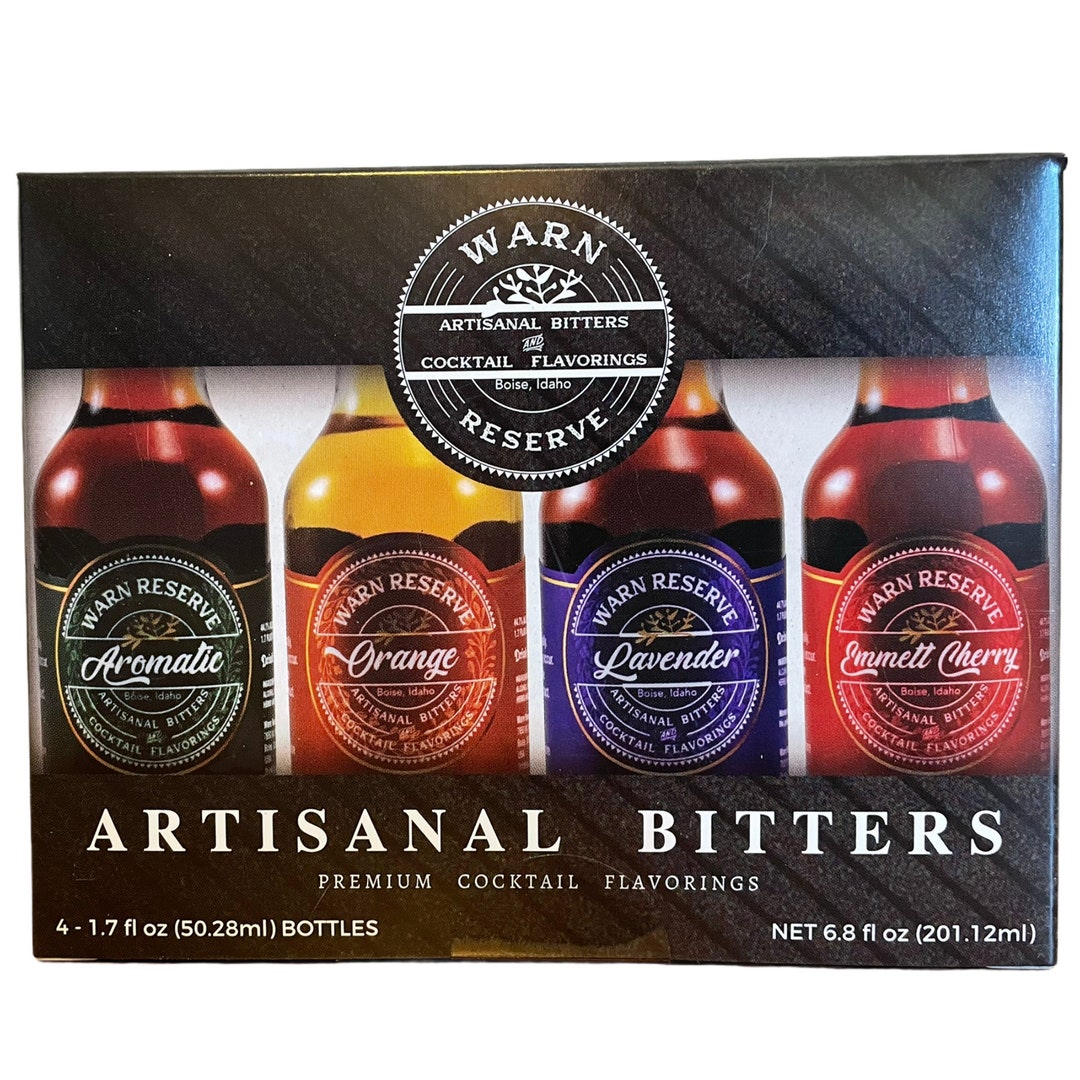 Cocktail Bitters | Spring Variety Pack, Four (1.7 Fl. Oz.) Bottles - Etsy