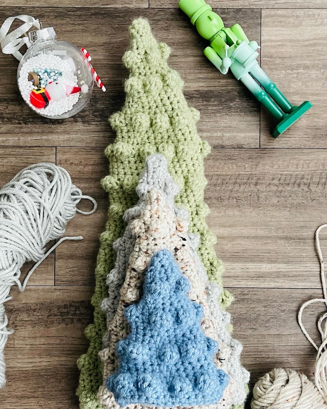 Christmas Bobble Trees - Etsy