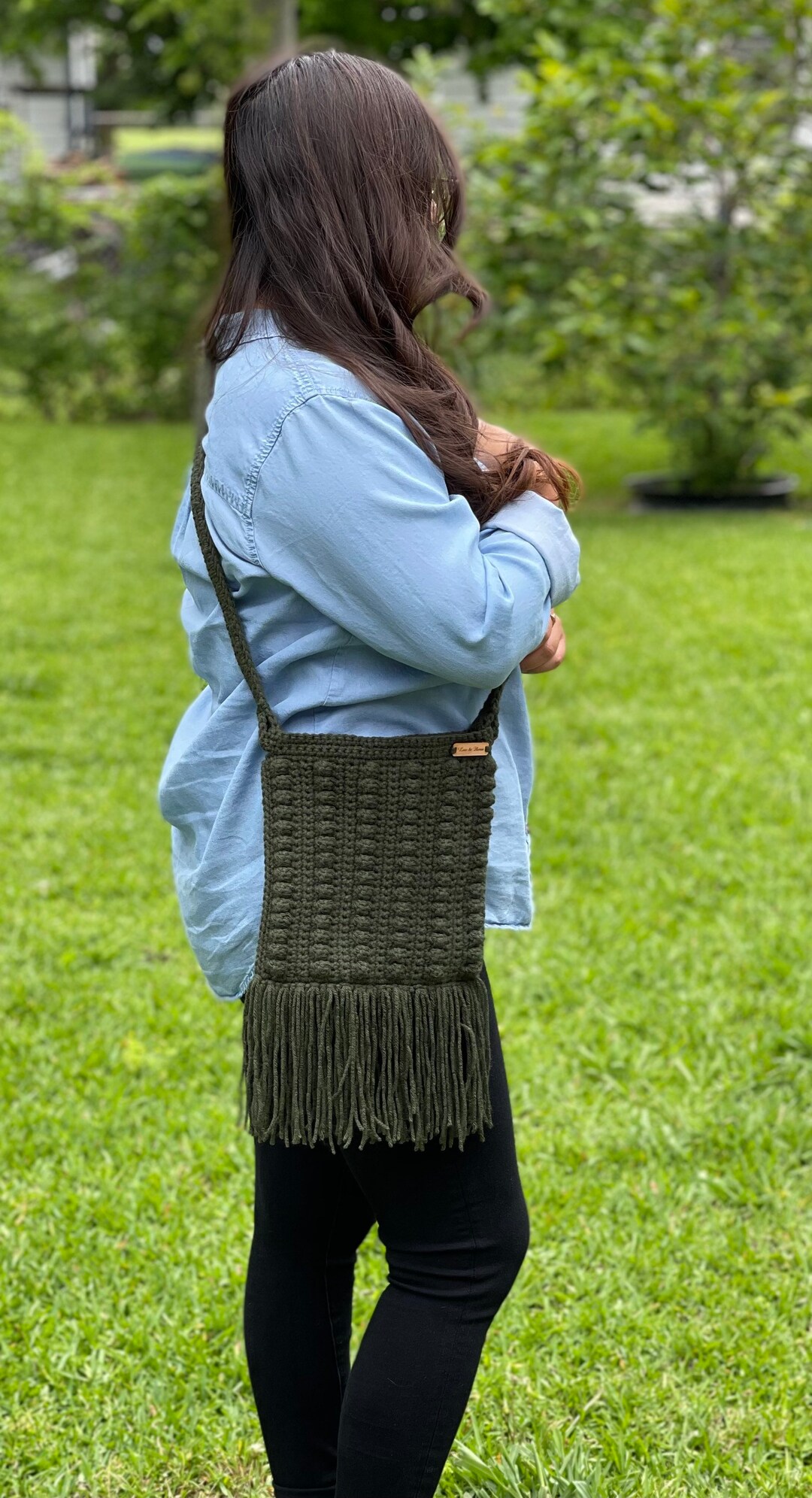 Crochet Boho Square Bag Adult - Etsy.de