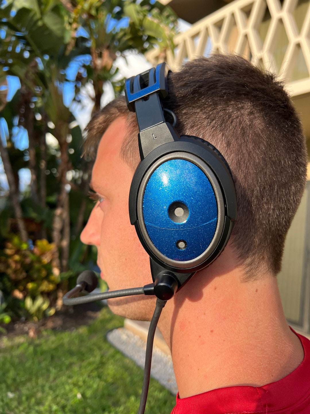 Bose A-20 Aviation Headset Graphics STYLE 6 Glitter | Bose A-20 ...