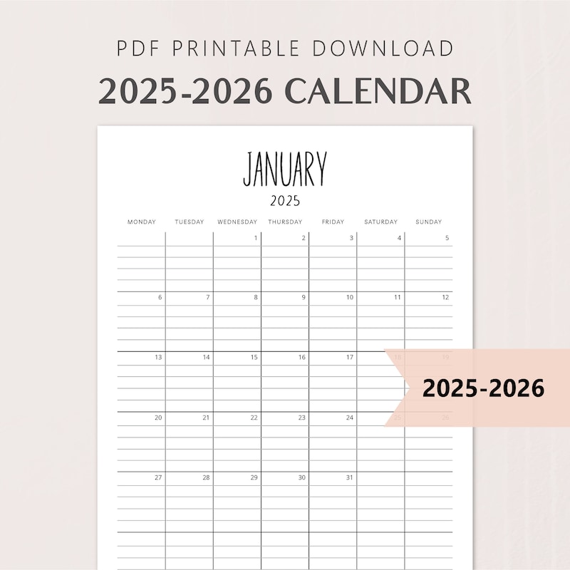 Desk Calendars 2025 2026 - Etsy