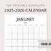2025 Calendars PORTRAIT Lined & Blank Monthly Planner| Fillable | 8 ...