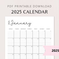 2024 2025 Midyear Calendars PORTRAIT Monthly Academic Planner 8.5x11 ...
