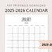 2025 Calendars PORTRAIT Lined & Blank Monthly Planner| Fillable | 8 ...