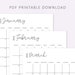 2025 Calendars PORTRAIT Blank Monthly Planner| Fillable | 8.5x11 ...