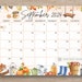 Fillable September 2024 Calendar, Beautiful Fall Vibes, Printable ...
