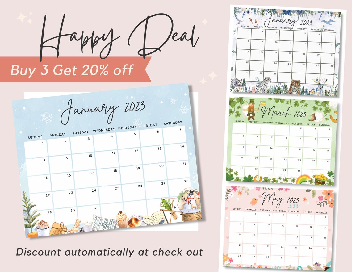Printable February 2023 Calendar Cute Valentine Loving Gnome - Etsy