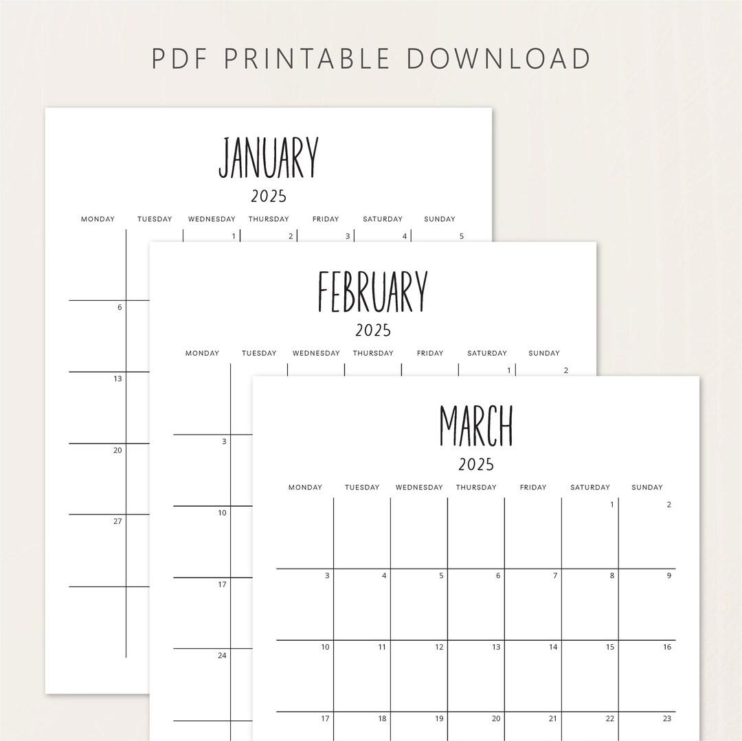 2025 - 2026 PORTRAIT Calendars Monthly Academic Midyear Planner| 8.5x11 ...