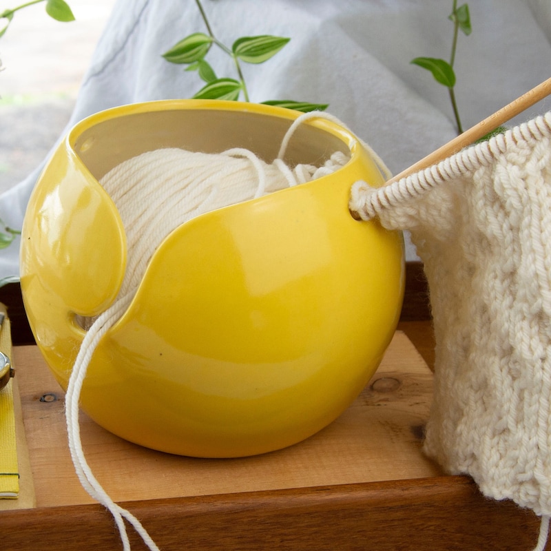 Ceramic Yarn Bowl - Etsy