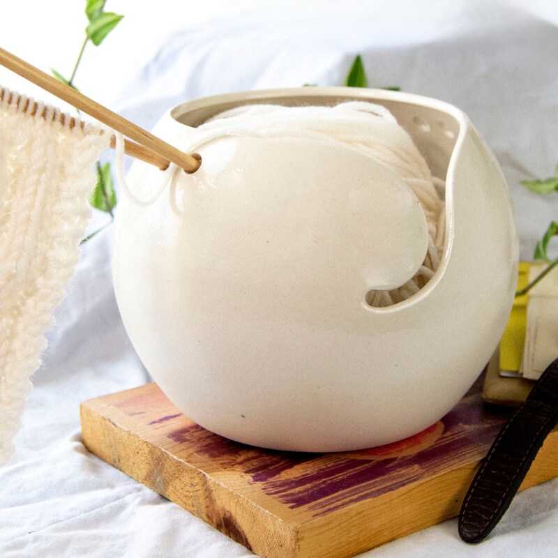 Ceramic Yarn Bowl - Etsy