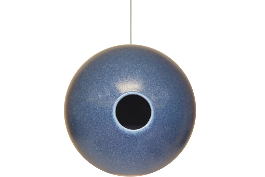 Bluestone Bird House Ball | Handmade Ceramic Bird House by Aaharrison ...