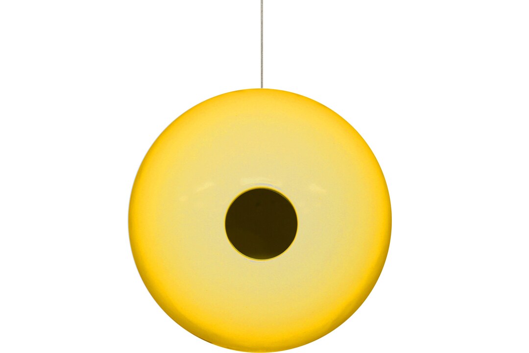 Sunflower Bird House Ball | Handmade Yellow Ceramic Bird House by ...