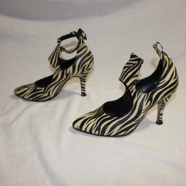 Zebra Print Shoes - Etsy