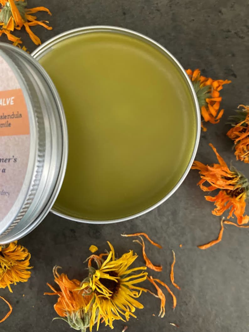 All Natural Comfrey, Calendula, and Chamomile Salve - Triple C ...