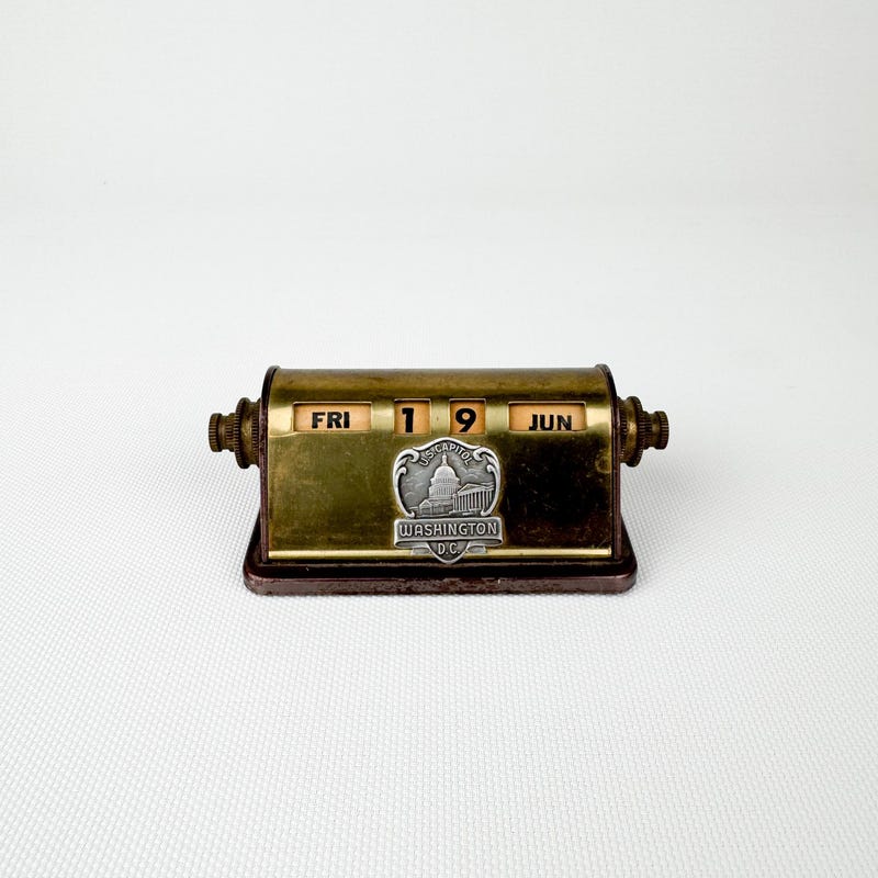 Brass Perpetual Calendar - Etsy