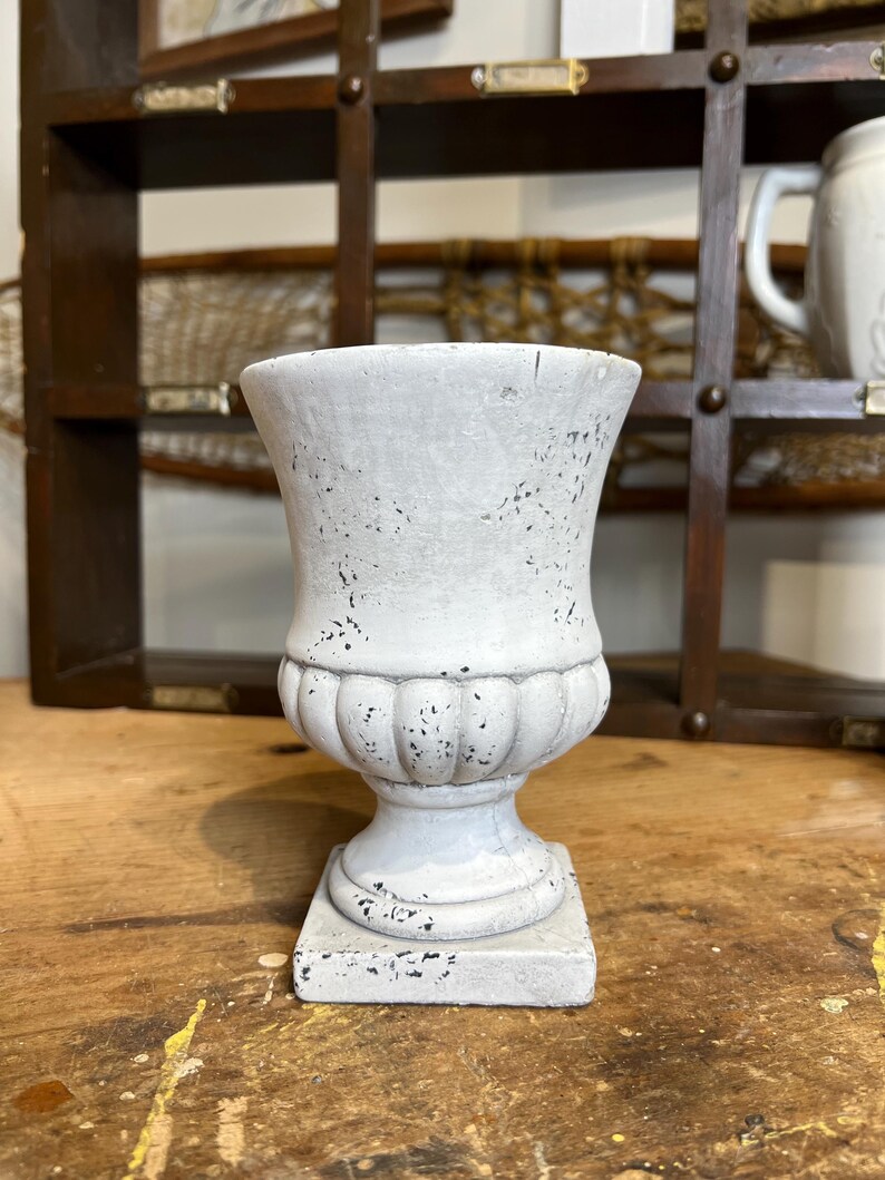 Neoclassical Cement Urn Planter - Etsy