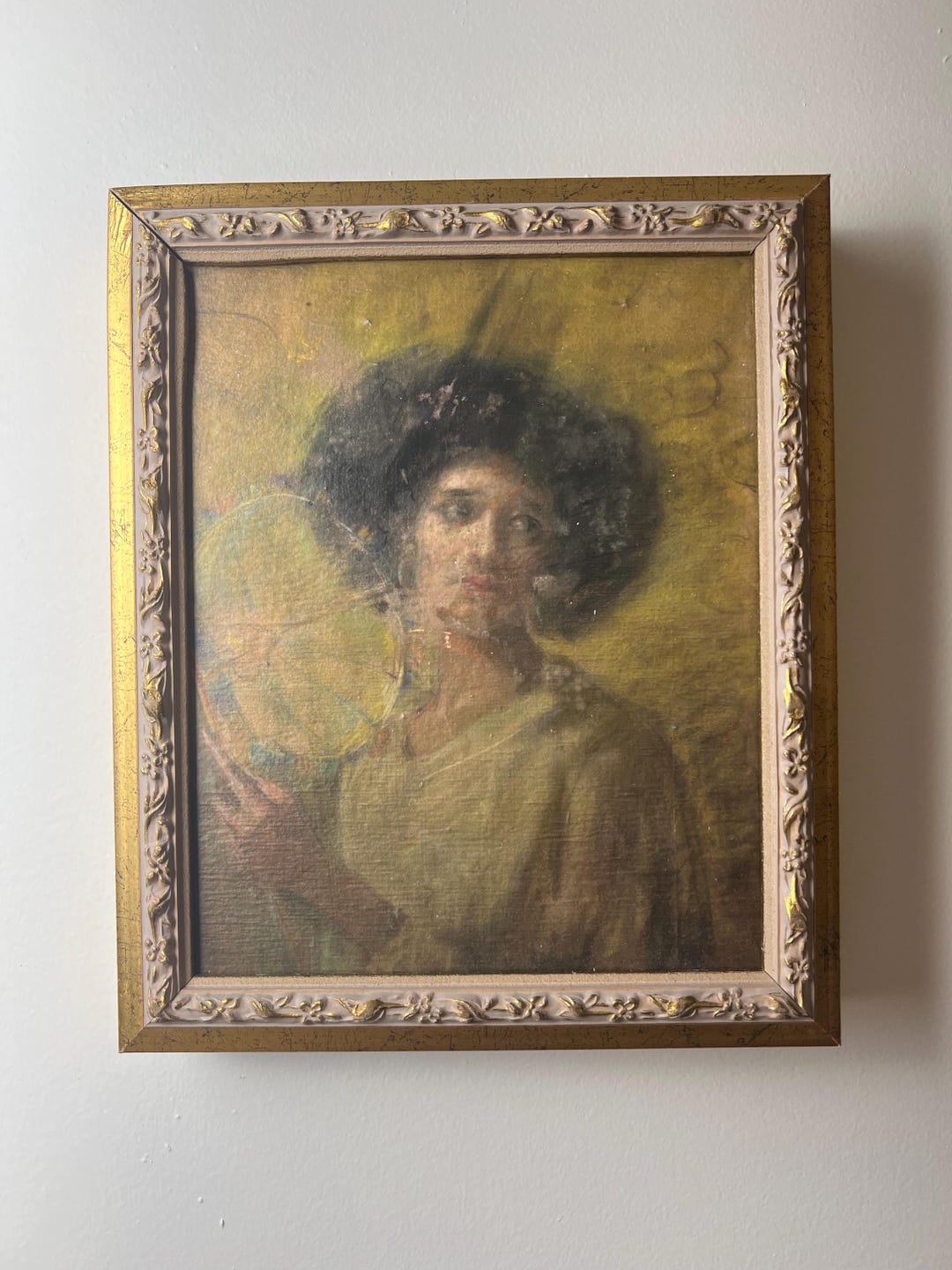 Antique Victorian Wall Hanging Frame, Art Portrait - Etsy