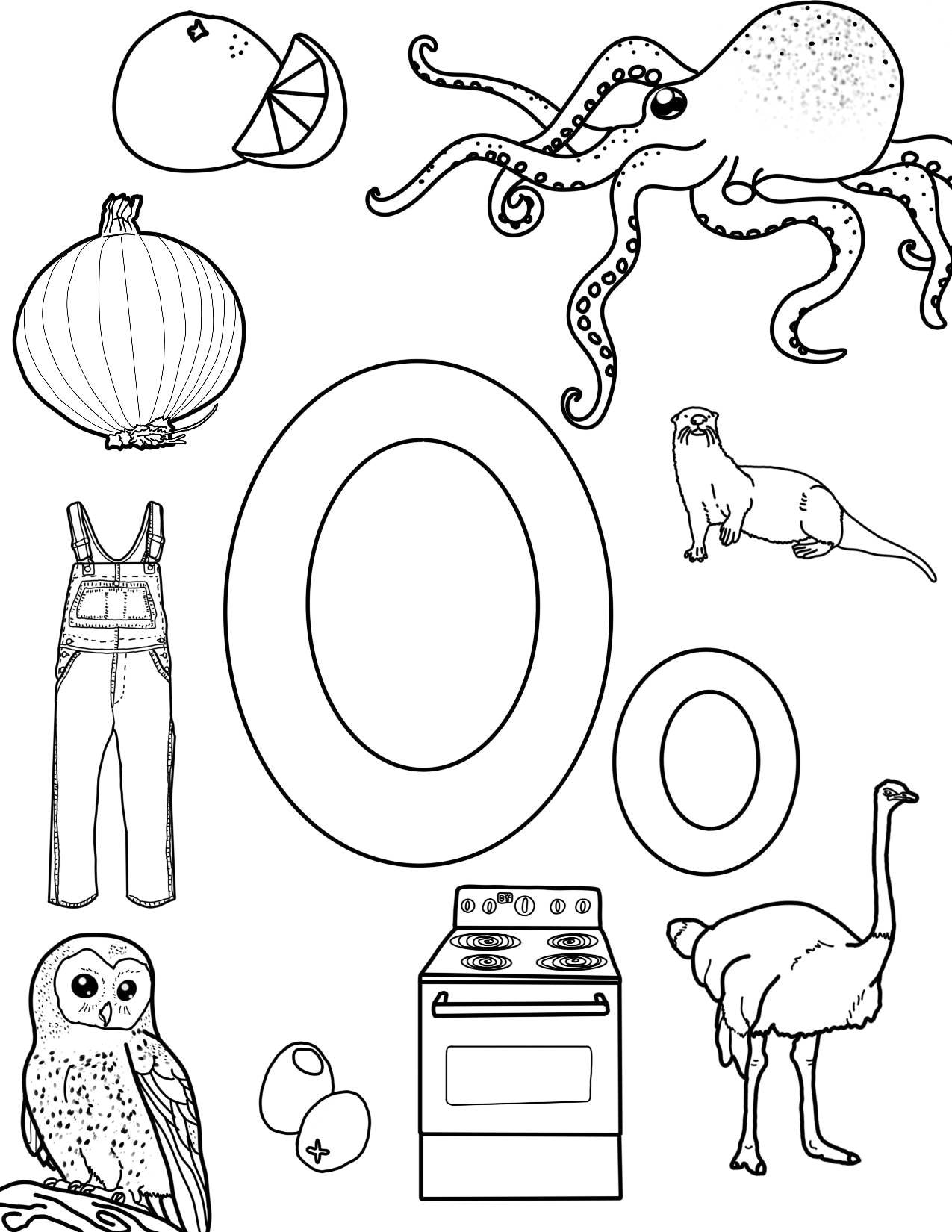 Alphabet Coloring Pages, 26 Full Coloring Pages - Etsy Canada