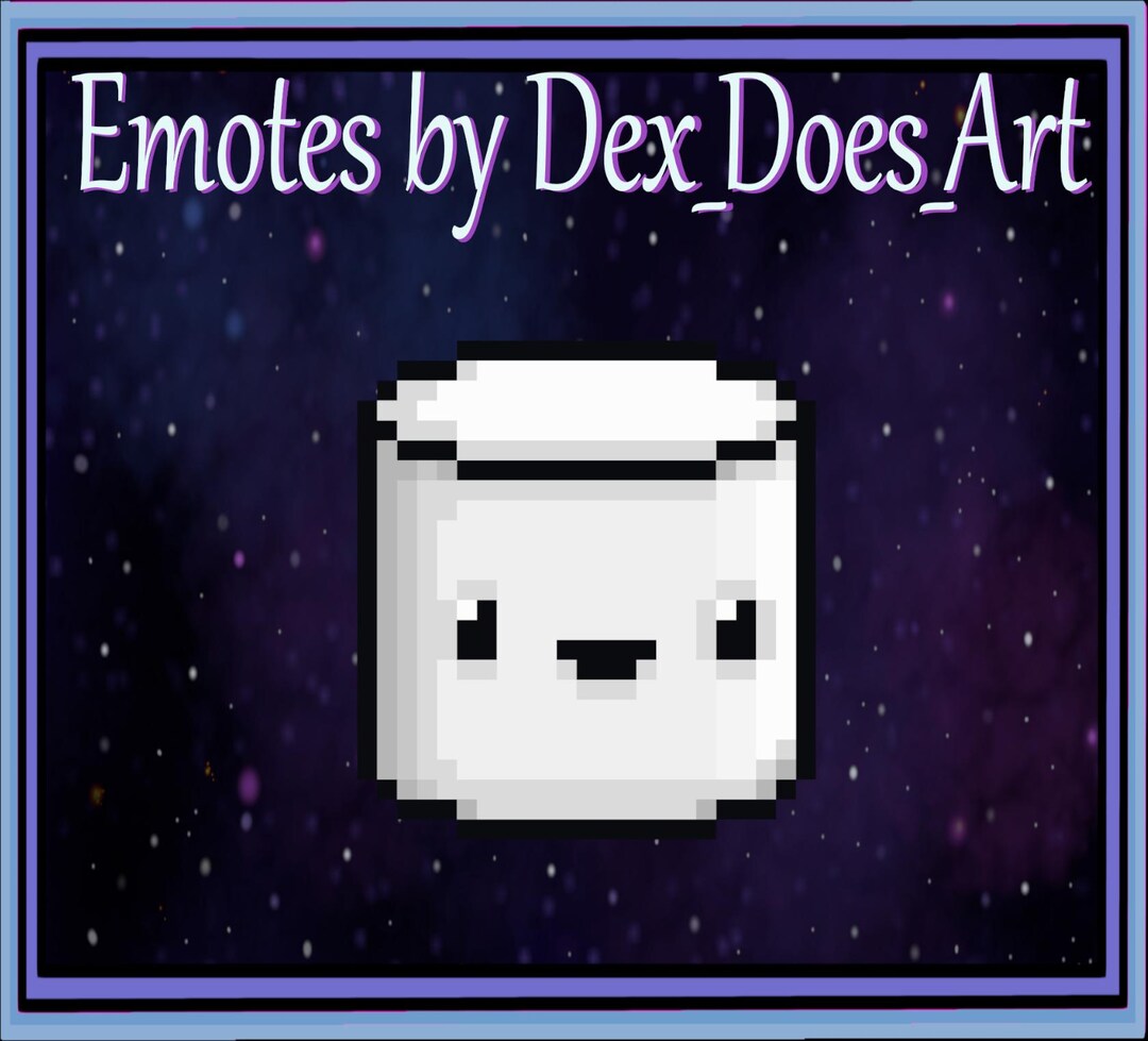 Marshmallow Animated Emote for Twitch - Etsy